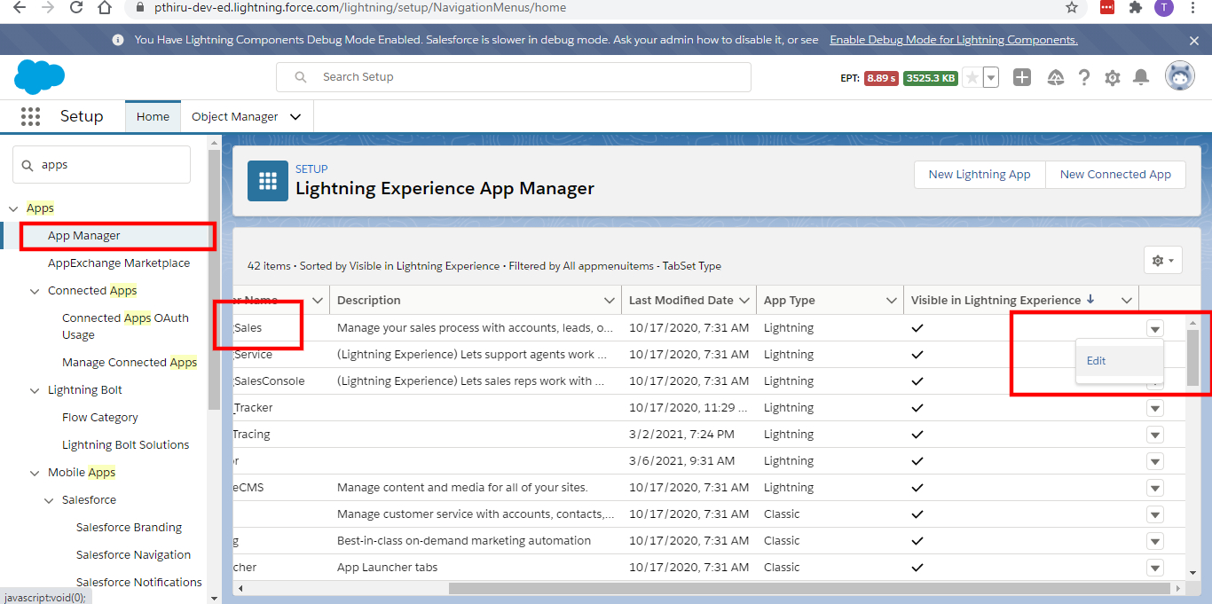 How to Disable Navigation Bar Personalized in Salesforce