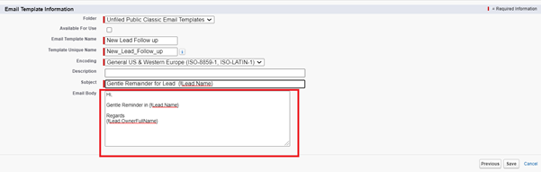 How to create custom Email template in Salesforce