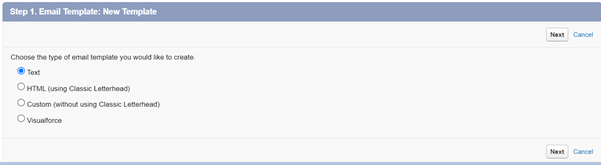 How to create custom Email template in Salesforce