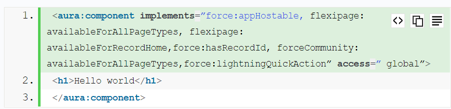 Summary of aura components in Salesforce
