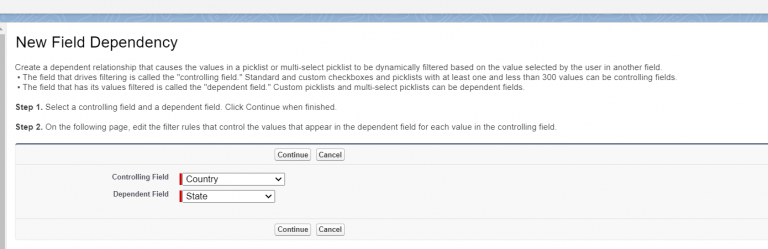 Overview of Field Dependencies in Salesforce