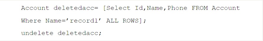 Overview of DML operations in Apex