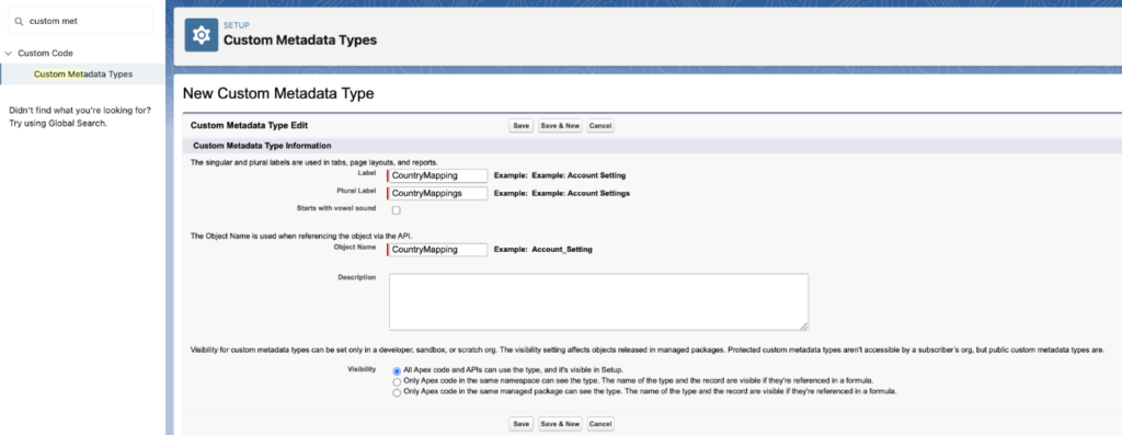 Getting Started With Custom Metadata Types In Salesforce Merfantz