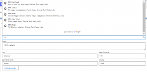 How to use Address Autocomplete field in LWC using Google API