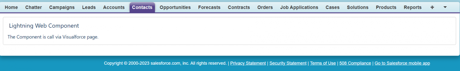 how to call lwc in vf page