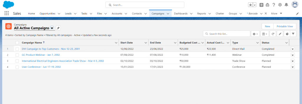 Mass Delete Records Using List View Button