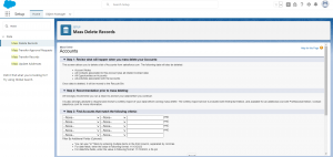 Mass Delete Records Using List View Button