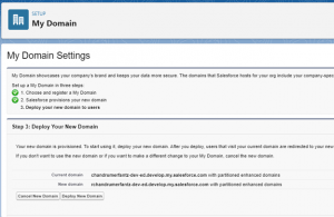 Dynamic Salesforce Domain URL