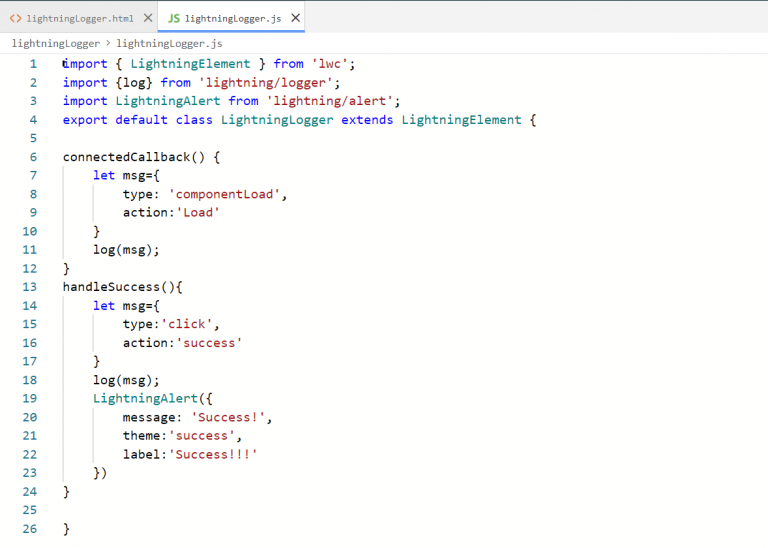 How to use Lightning Logger for LWC Developers