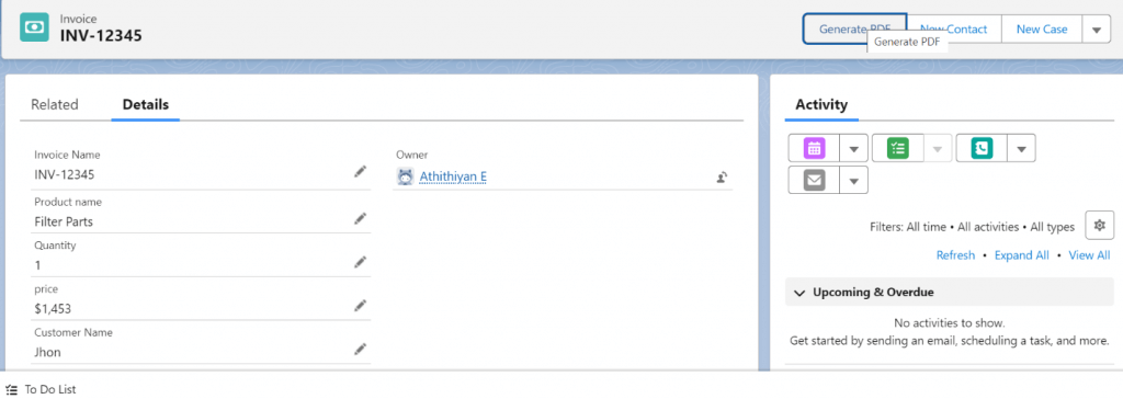 How To Generate Pdfs In Lightning Web Components Lwc Using Jspdf